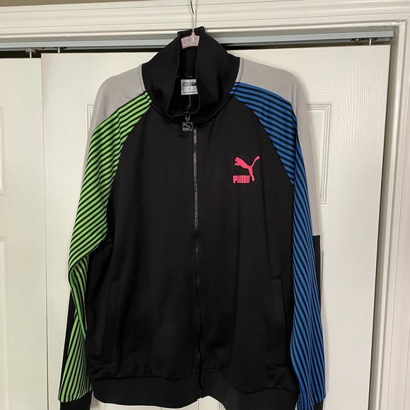 Puma | Jackets & Coats | Mens Puma Tech Fleece Style Jacket | Poshmark